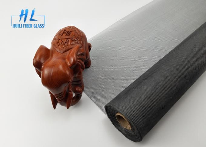 Heat Resistance Fiberglass Window Screen Mesh Anti Fly With Grey Color