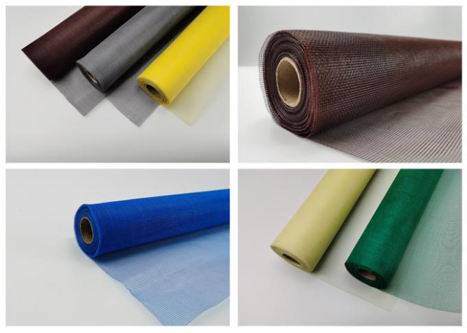 1.2m * 30m Roll 18*16 Mesh Fiberglass Fly Screen Grey PVC Coated