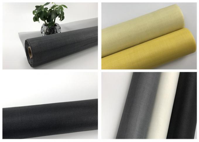 Anti Mosquito Anti Insect Window Screen Grey 1.2m * 30m PVC Coated ...