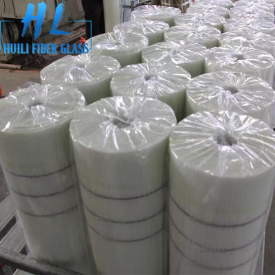 10x10mm White Color 110 g/m2 Fiberglass Mesh For Marbles , Long Service ...
