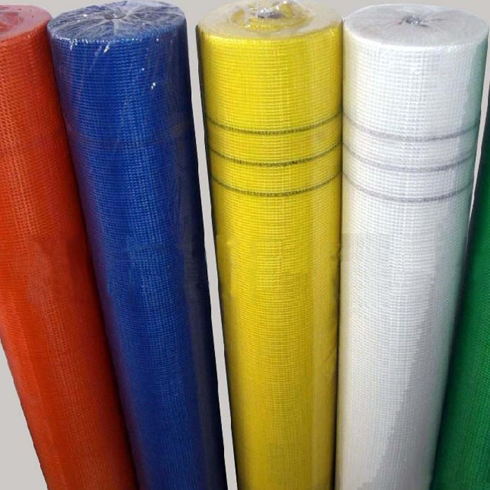 Fiberglass Reinforcing Mesh Wall Roll 1.2m Green Color 800N Tensile ...