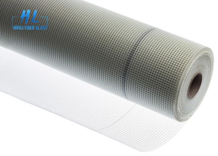 75g 4*4 1.6m width Fiberglass Mesh C - Glass Yarn For Marble Backing