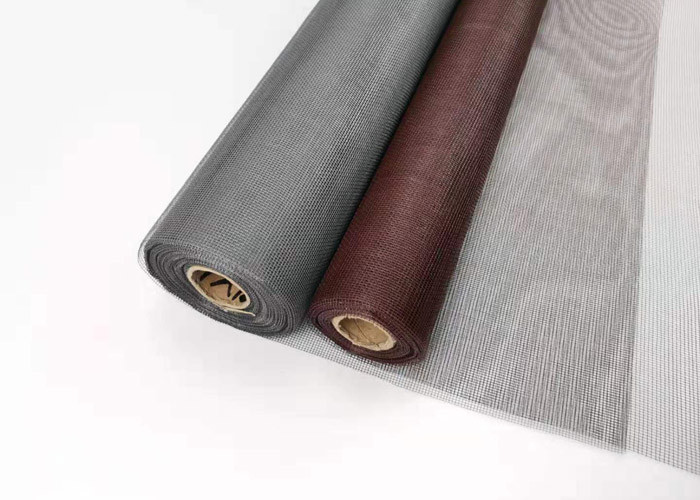 4ft*100ft Brown Color Fiberglass Window Screen Plain Weave Dustproof