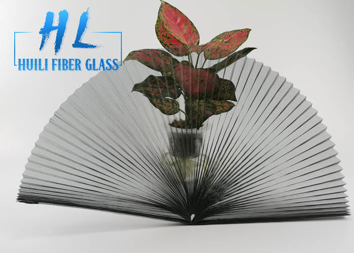 Long Life 16mm Fiberglass Folding Window Screen For Pleated Mesh Systems