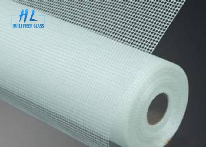 4x4 MM White Fiberglass Mesh , Corrosion Resistant Fiberglass Mesh